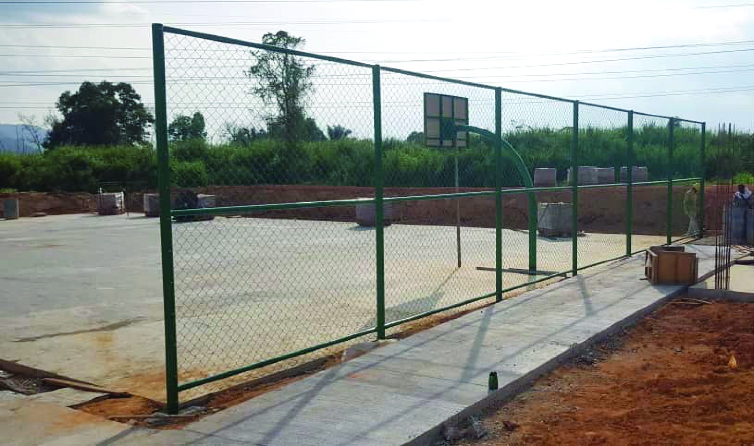 Fencing, Basketball and Badminton Posts – Taman Tropika - Klasik